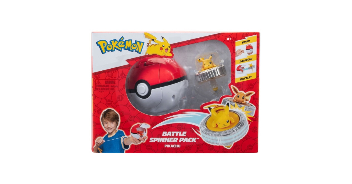 Pokémon Battle Spinner Pack Pikachu #1 & Poké Ball