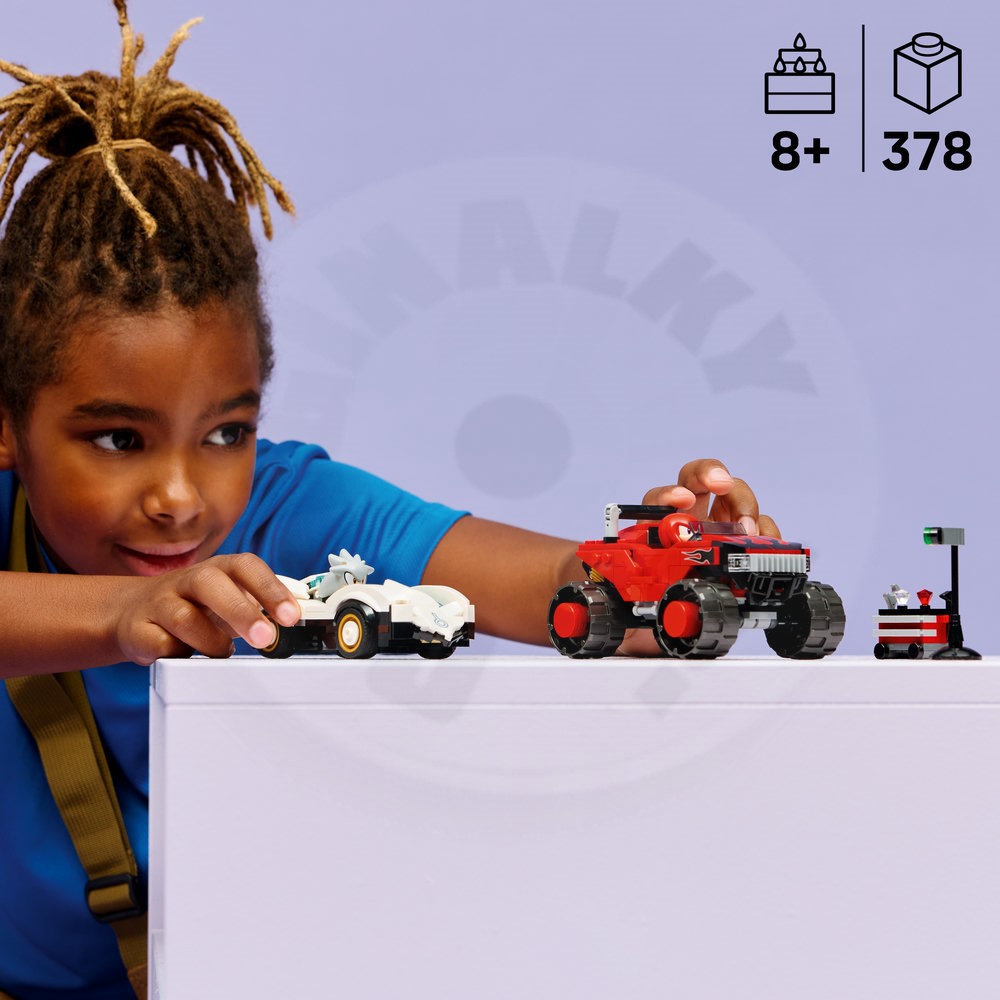 LEGO® Sonic the Hedgehog™ 77118 Silver a jeho auto vs. Knuckles a jeho ...