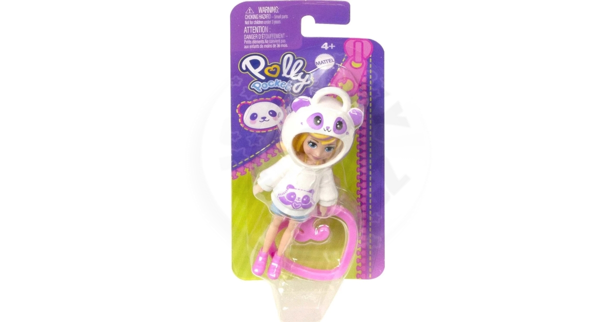 Mattel Polly Pocket: Hoodie Buddy - Panda Doll (HKW00)