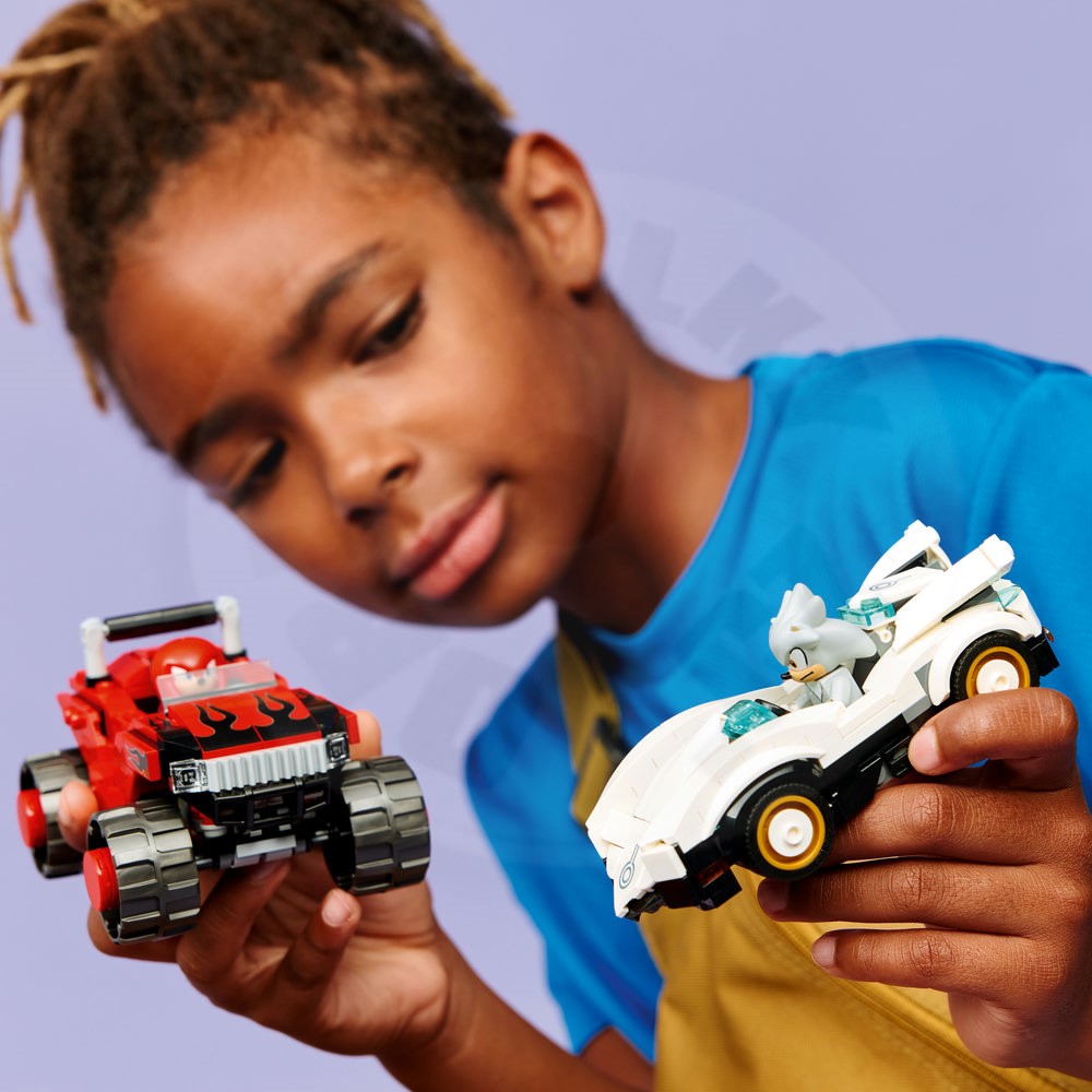 LEGO® Sonic the Hedgehog™ 77118 Silver a jeho auto vs. Knuckles a jeho ...