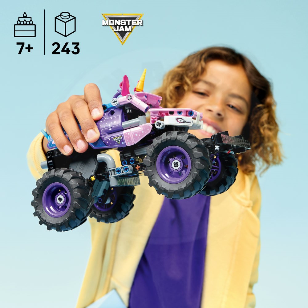 LEGO® Technic 42220 Monster Jam™ Sparkle Smash™ s natahovacím motorem