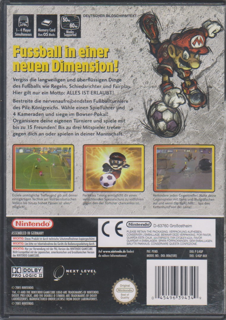 Mario Smash Football (GC) použité